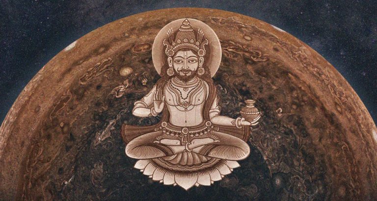 The birth of Jupiter (Brihaspati) from the Navagraha Purana - Cosmic ...