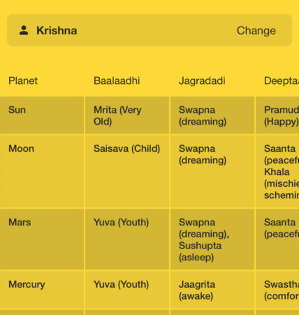 How to interpret your birth chart using Avastha in Vedic Astrology ...